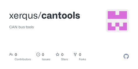 github xerqus cantools can bus tools