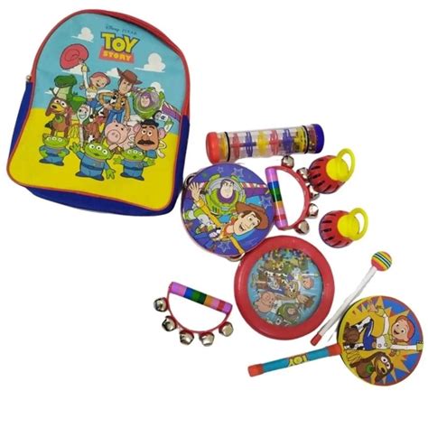 Kit Musicalização Toy Story 06 Instrumentos Baruk Batuk