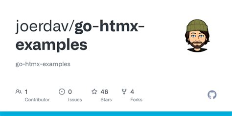 Github Joerdavgo Htmx Examples Go Htmx Examples