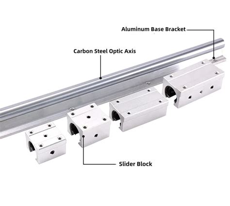 Cheap Price Round Linear Guides Sbr16 Sbr20 Aluminum Round Linear Rails
