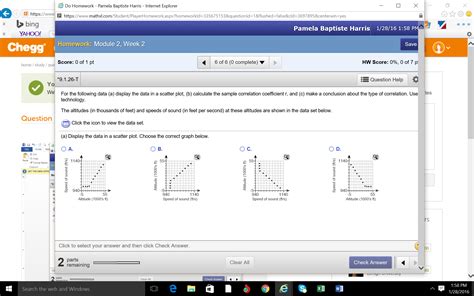 Solved For The Following Data A Display The Data In A Chegg