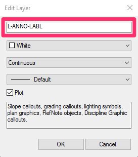 Edit Layer Information