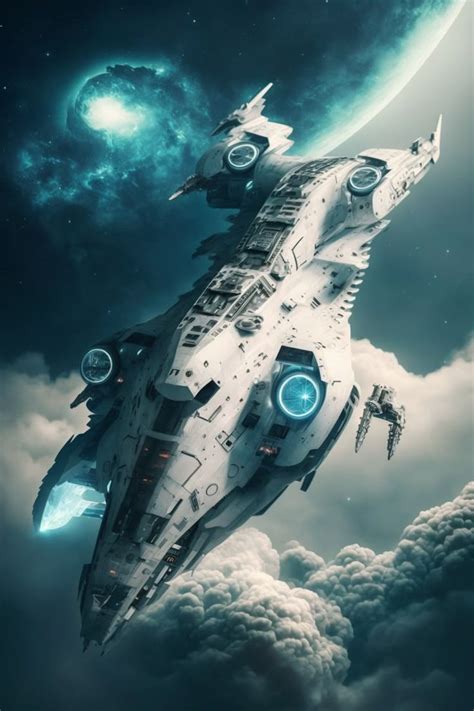 Sci Fi Spaceship Concept Art