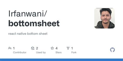 Github Irfanwanibottomsheet React Native Bottom Sheet