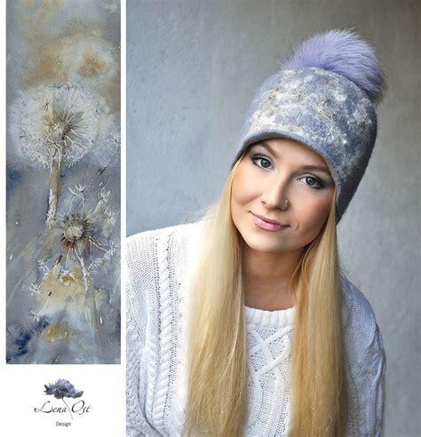 Шапочка Пушистое облачко Валяная шапка Шерстяная в интернет магазине на Ярмарке Мастеров