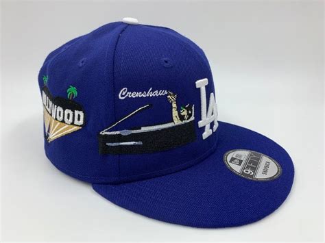 Exclusive Custom 2021 Los Angeles Dodgers Nipsey Hussle Series 4 New Era Cap Snapback La Cap