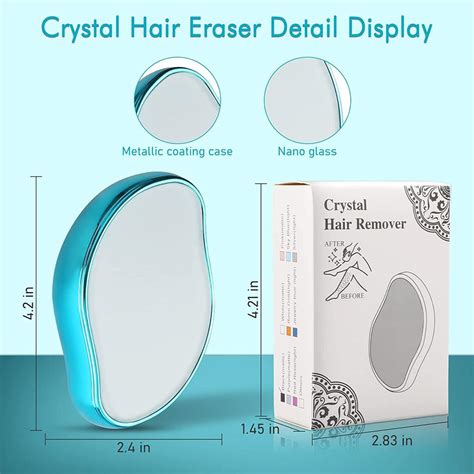Купить Crystal Glass Hair Removal Epilator for Body Reusable Painless ...
