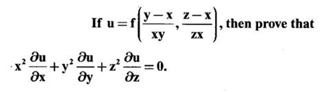 Partial Derivatives Definition Theorem Worked Examples Exercise With Answers