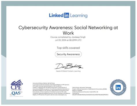 jasdeep singh on linkedin cybersecurityawareness