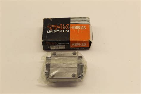THK HSR 25 HSR25A1SS GK Linear Motion Guide Bearing New In Box PLC Surplus Supply LLC