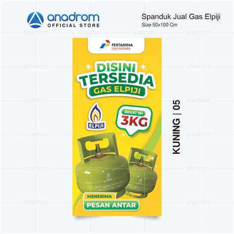 Jual Spanduk Jual Gas Lpg 3 Kg Spanduk Jual Gas Elpiji Banner Agen