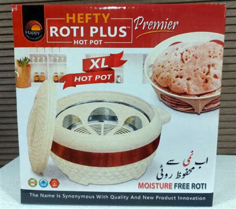 Happy Hefty Roti Plus Hot Pot Moisture Free Roti XL Size In Pakistan