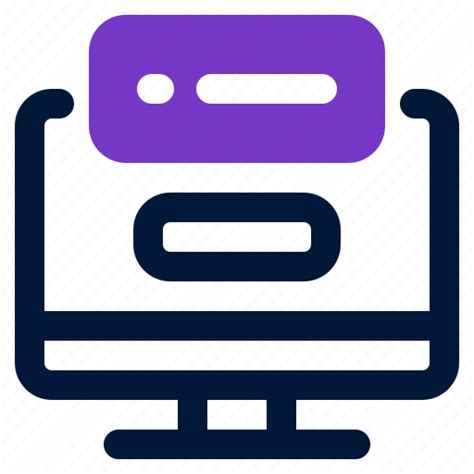 Server Monitoring Computer Database Network Icon Download On