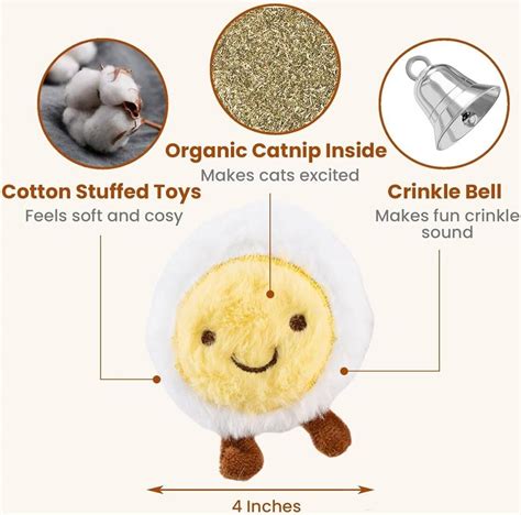 Food Shape Catnip Plush Toy For Cats Bread Buy Best Price Global