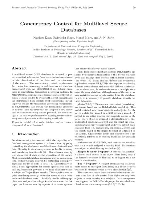 concurrency control pdf