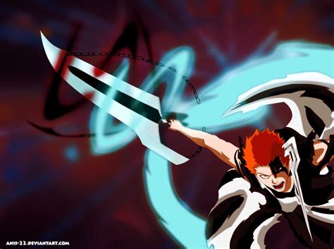 Manga Bleach Kurosaki Ichigo Bankai By Anis On Deviantart