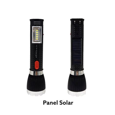 Masterled Linterna Recargable Panel Solar Confia Technology