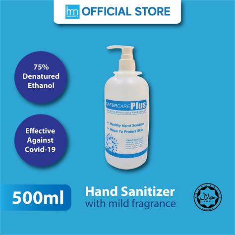Safercare Plus Hand Sanitizer For Adult 500ml Shopee Malaysia