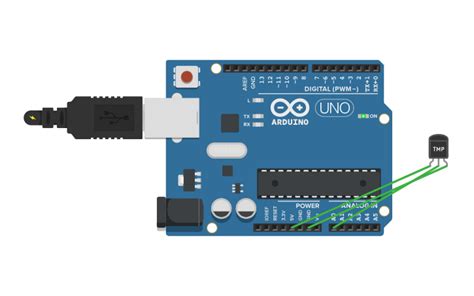 Circuit Design 19atemperature Sensor Lm35 Tinkercad