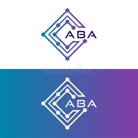 Aba Tech Initial Logo Design Icon For Technology Digital Tech Business Aba Tech Logo Aba