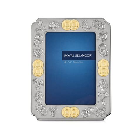 Royal Selangor Straits Expression Collection Double Coin Photoframe 4r