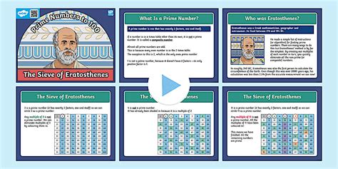 Sieve Of Eratosthenes Powerpoint Teacher Made Twinkl