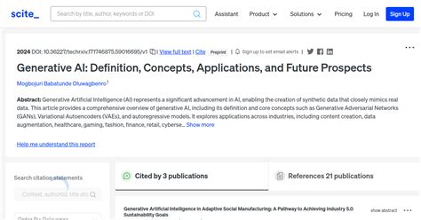 Generative Ai Definition Concepts Applications And Future Prospects