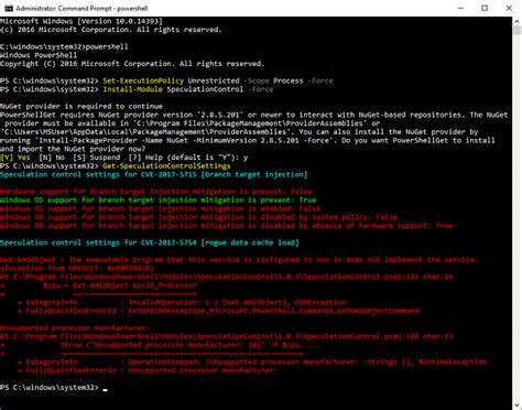Windows Client Guidance Against Speculative Execution Vulnerabilities Page 16 Windows 10 Forums