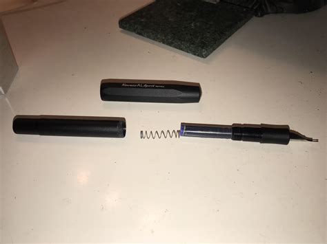 Pen Pro Tip Put A Small Spring From A Cheap Pen Behind Your Cartridge To Keep It In Place R