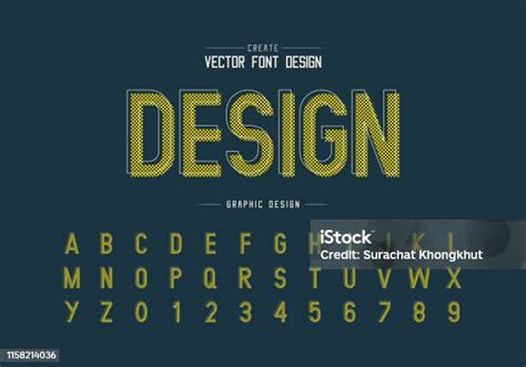 픽셀 글꼴 및 알파벳 벡터 스타일 서체 문자 및 숫자 디자인 배경에 그래픽 텍스트 3차원 형태에 대한 스톡 벡터 아트 및 기타