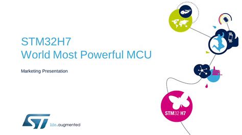 PDF STM H World Most Powerful MCU STMicroelectronics Marketing Presentation Continuing