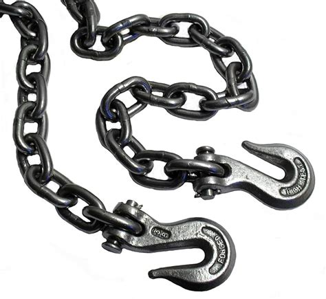 14ft Heavy Duty 38 Tow Towing Chain 2 Clevis Grab Hooks Farm Garage 14ft Heavy Duty 38 Tow Towing Chain 2 Clevis Grab Hooks Farm Garage