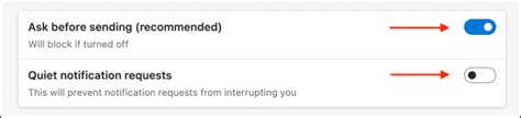 how to stop annoying website notification pop ups in edge