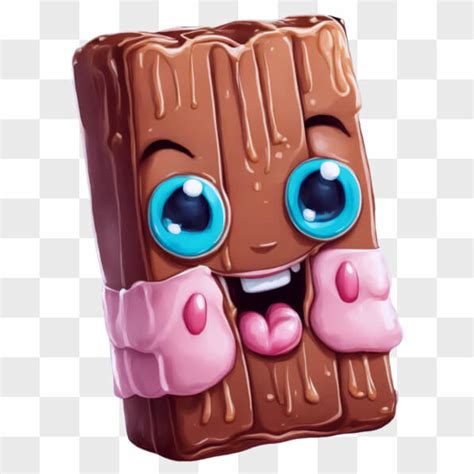 Download Playful Chocolate Bar Character Cartoons Online Creative Fabrica