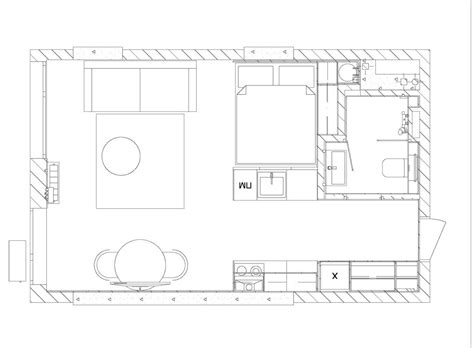 A Color Blocked 30 Square Meter Apartment Big In Style
