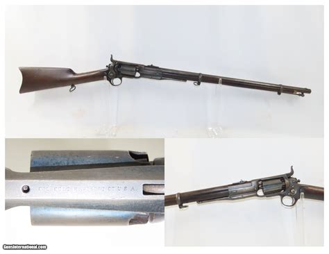 Rare Colt Model 1855 Revolving Rifle 44 Caliber Elisha K Root Civil War Circa Late 1850s