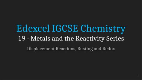 Edexcel Igcse Chemistry Presentations The Complete Course Bundle Buy Teaching Resources