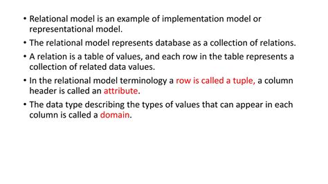 relational model introduction pptx