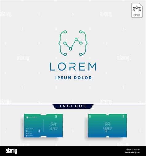Coding Digital Logo Design Template Vector Programmer Connect Lineart