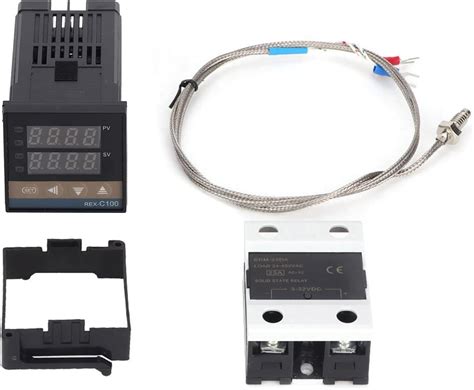 Amazon Com EX C100 Temperature Controller Kit PID Temperature Controller Digital LED