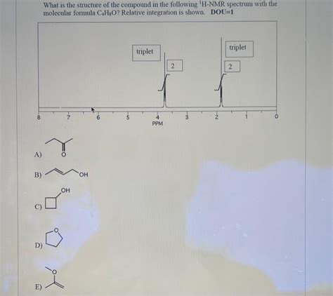 solved what is the structure of the compound in the