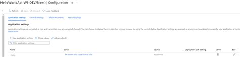 C How To Read Application Setting Of Azure App Service In ASP NET