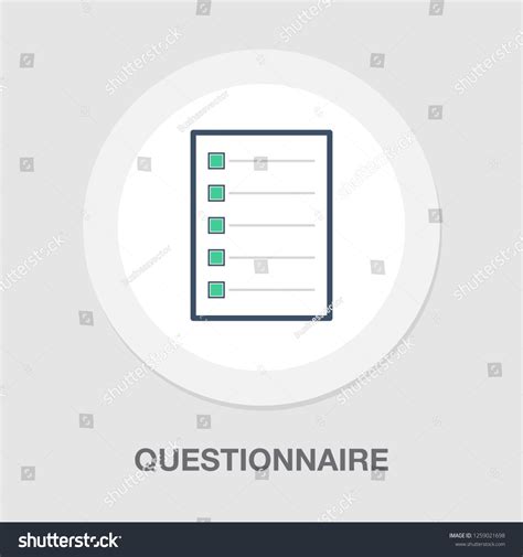 Vector Questionnaire Checklist Survey Clipboard Stock Vector Royalty Free