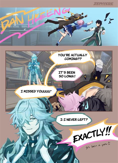 Trailblazer March Th Caelus Dan Heng And Jing Yuan Honkai And More Drawn By Zephyere