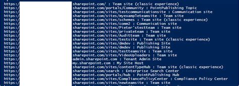 Microsoft Teams Get All Your Team Sites Using Pnp Powershell