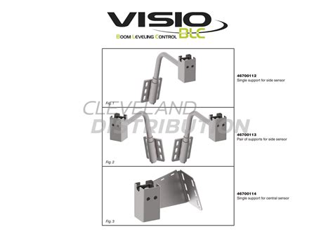 Pair Of Sensor Support Brackets Cleveland Distribution