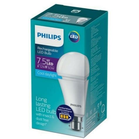Jual Lampu Led Philips Emergency 7 Watt Cahaya Putih Ecolink