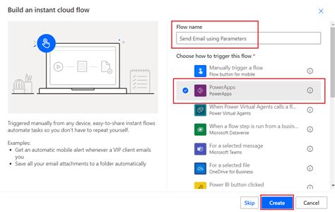 how to trigger a power automate flow from powerapps
