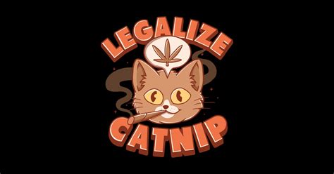 Catnip Weed Sticker Teepublic