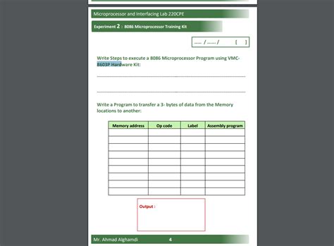 Solved Microprocessor And Interfacing Lab CPE Experiment Chegg